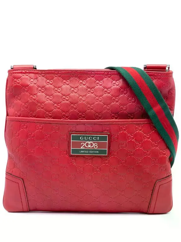 Gucci Ssima Web Crossbody Bag