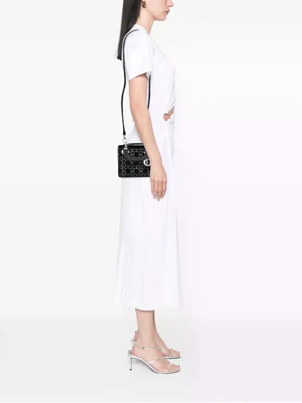 Dior Lady Mini Satchel - Black