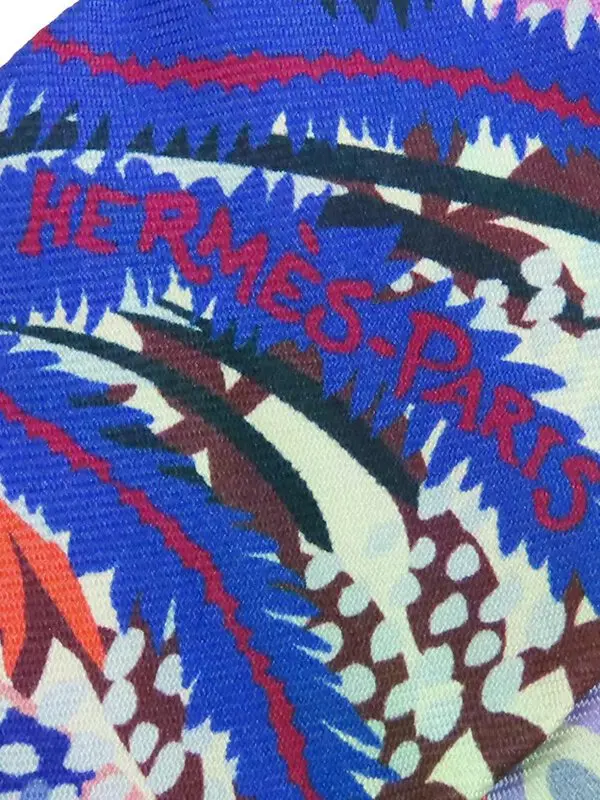 Hermès 2020-2026 Under The Waves Twilly Silk Scarf Scarves