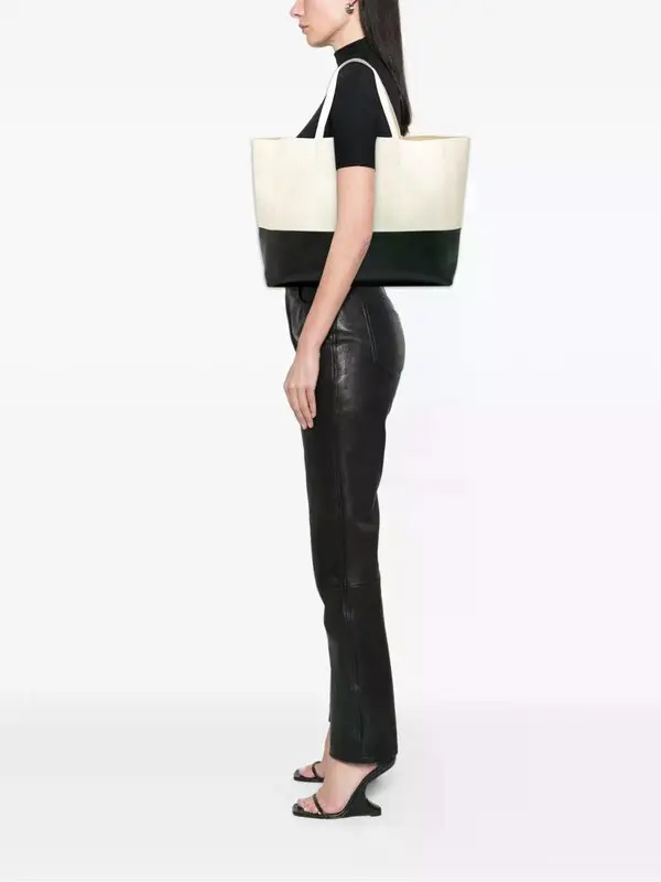 Celine 2015 Bicolor Calfskin Horizontal Cabas Tote Bag