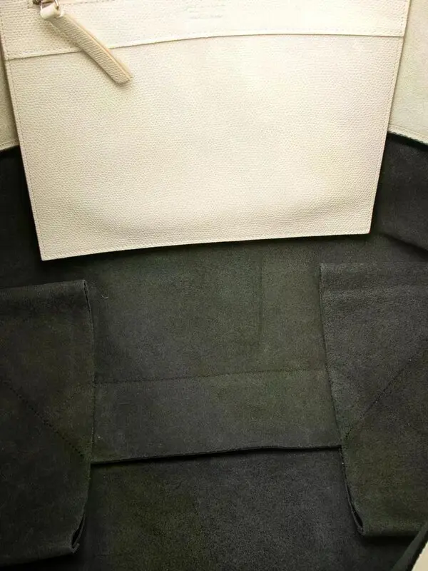 Celine 2015 Bicolor Calfskin Horizontal Cabas Tote Bag