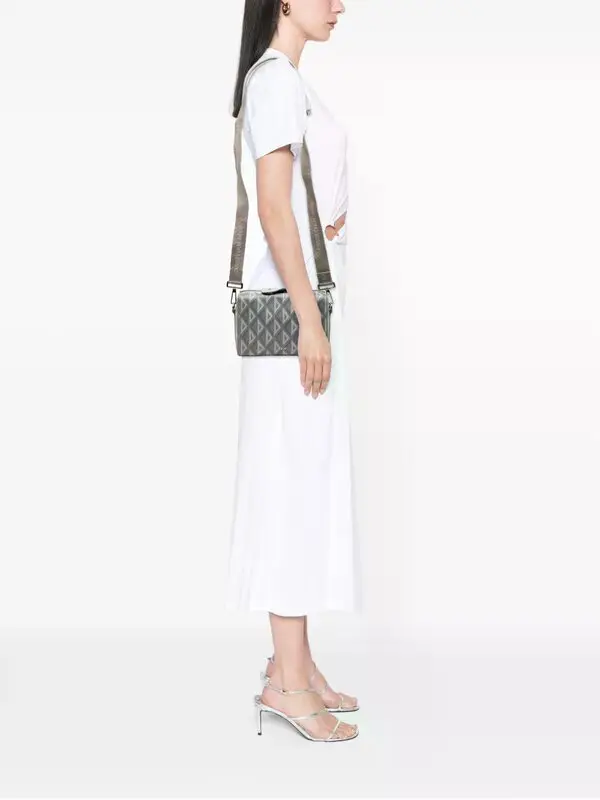 Dior Cd Diamond Coated Canvas Lingot 22 Bag