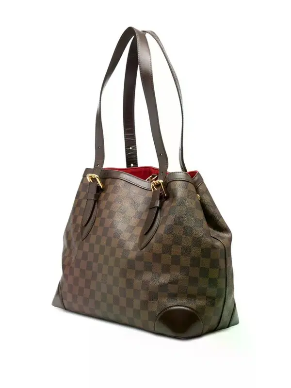 LOUIS VUITTON Damier Ebene Hampstead Mm Tote Bag