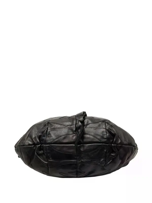 Prada Nappa Mordoré Ruffle Hobo Bag