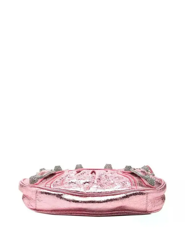 Balenciaga 2021 Metallic Lambskin Le Cagole Xs Crossbody Bag