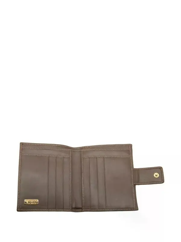Gucci 20th Century Bicolor Calfskin Interlocking G Wallet Small Wallets