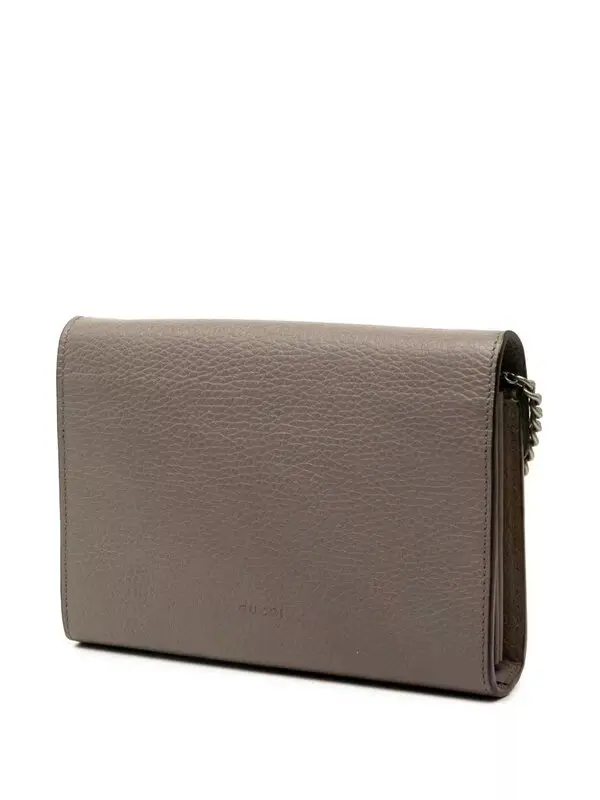 Gucci 2016-2026 Calfskin Dionysus Wallet On Chain Crossbody Bag - Brown