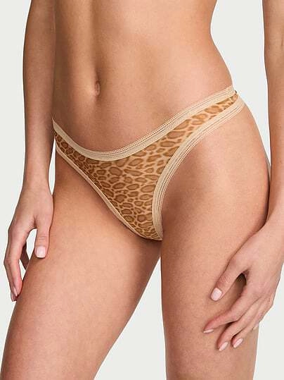 Victoria's Secret Body Victoria Light-touch Mini Thong Panty - Print