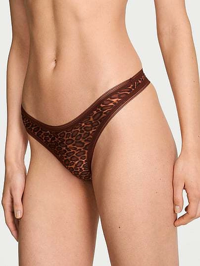 Victoria's Secret Body Victoria Light-touch Mini Thong Panty - Print