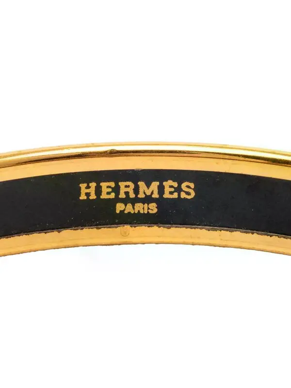 Hermès Enamel Fruits Cloisonné Bangle Bracelet