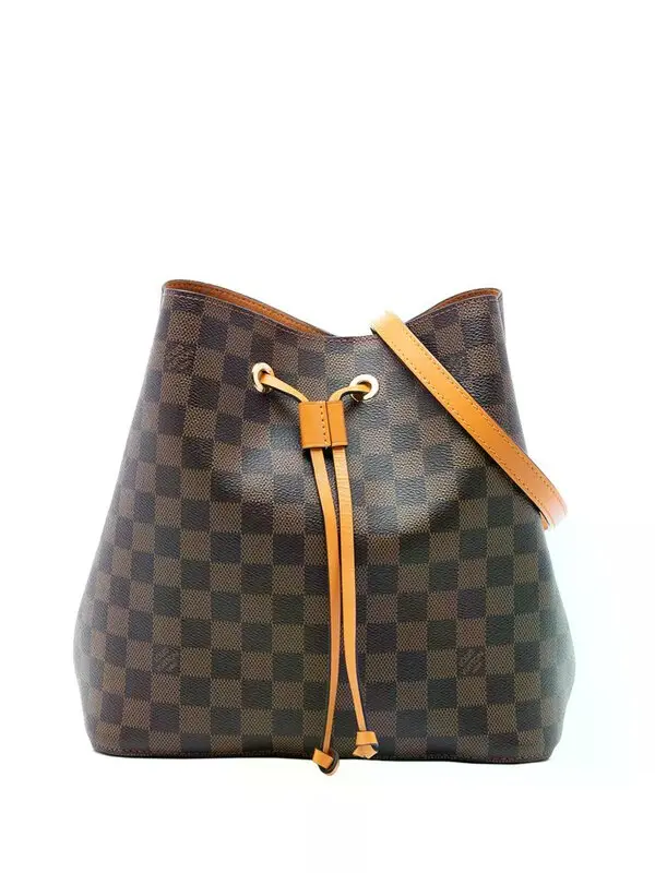 LOUIS VUITTON Damier Ebene Neonoe Mm Bucket Bag - Brown