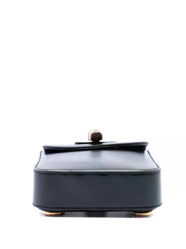 Gucci Calfskin Bamboo Top Handle Bag
