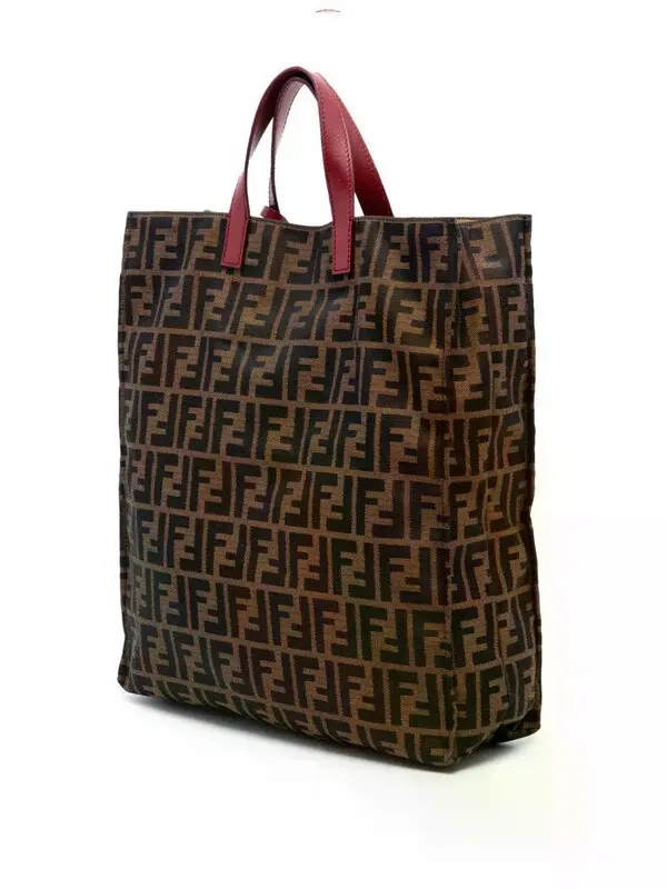 Fendi Zucca Canvas Shopping Tote Bag