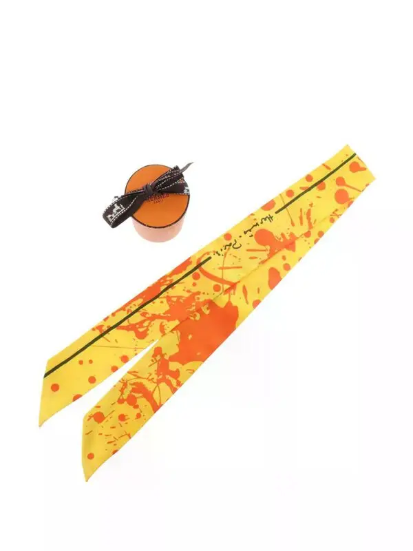 Hermès 2004 Cheval Suprise Twilly Silk Scarf Scarves