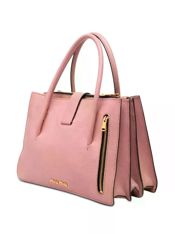 Miu Miu Goatskin Madras Handbag