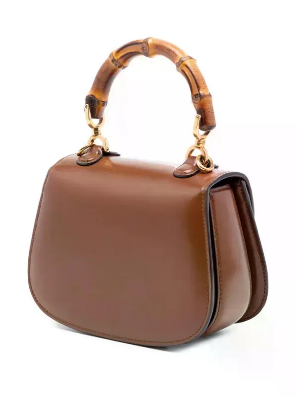 Gucci 1947 Bamboo Top Handle Bag - Brown