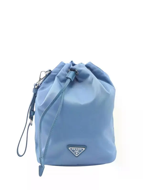 Prada Re-nylon Vela Bucket Pouch - Blue