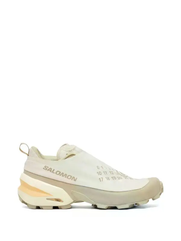 MM6 MAISON MARGIELA X SALOMON Paneled Logo-print Slip-on Sneakers - Neutrals