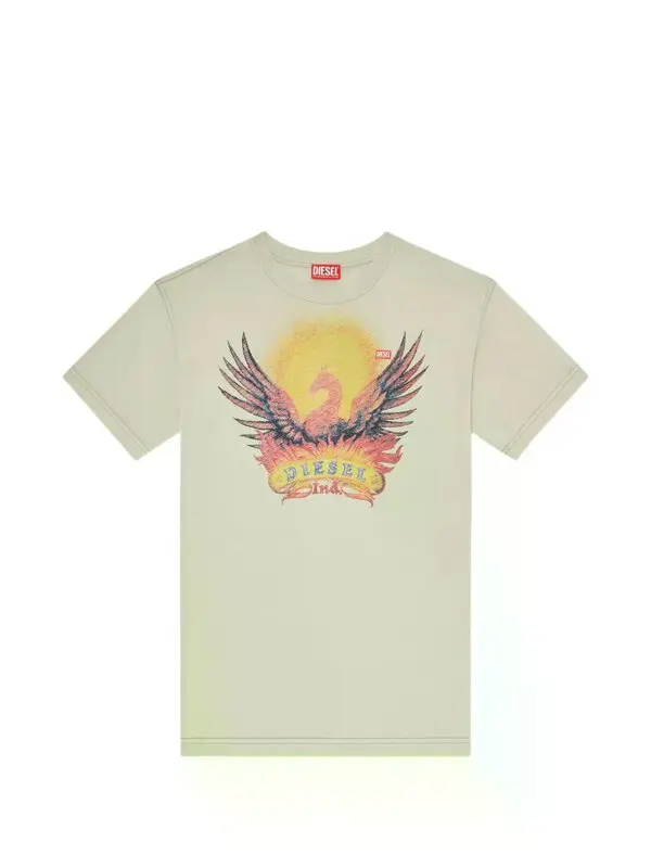 DIESEL® Phoenix-print Cotton T-shirt
