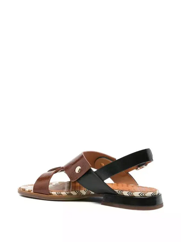 Chie Mihara Wenka Patent Leather Slingback Sandals