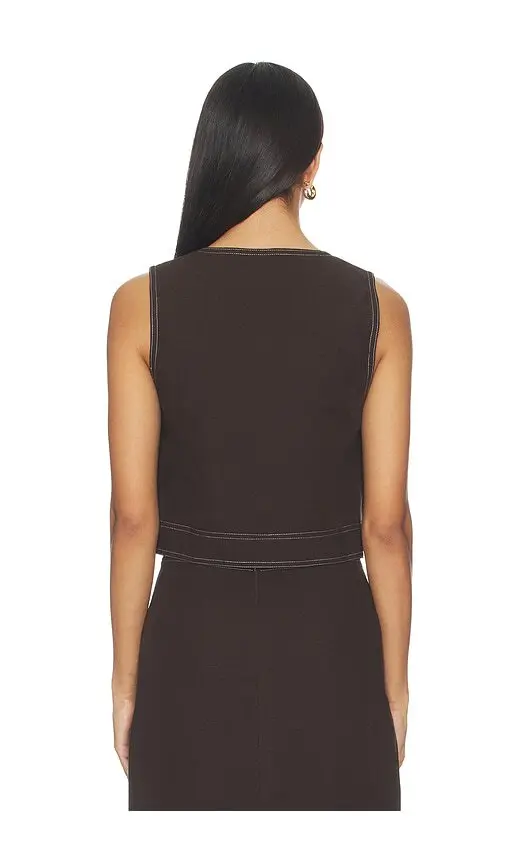 ALIGNE Summer Linen Mix Waistcoat