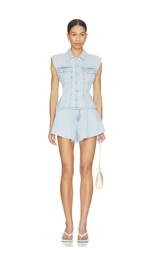 Steve Madden Cassady Denim Top