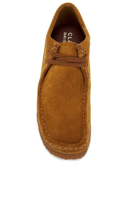 Clarks Wallabee Suede Shoes - Brown