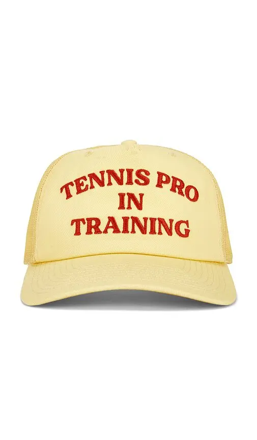 DUVIN DESIGN Tennis Pro In Training Hat - Lemon