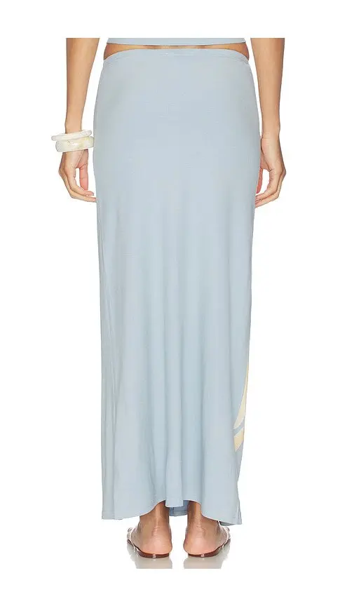 NEVER FULLY DRESSED Ice Sun Print Maxi Skirt