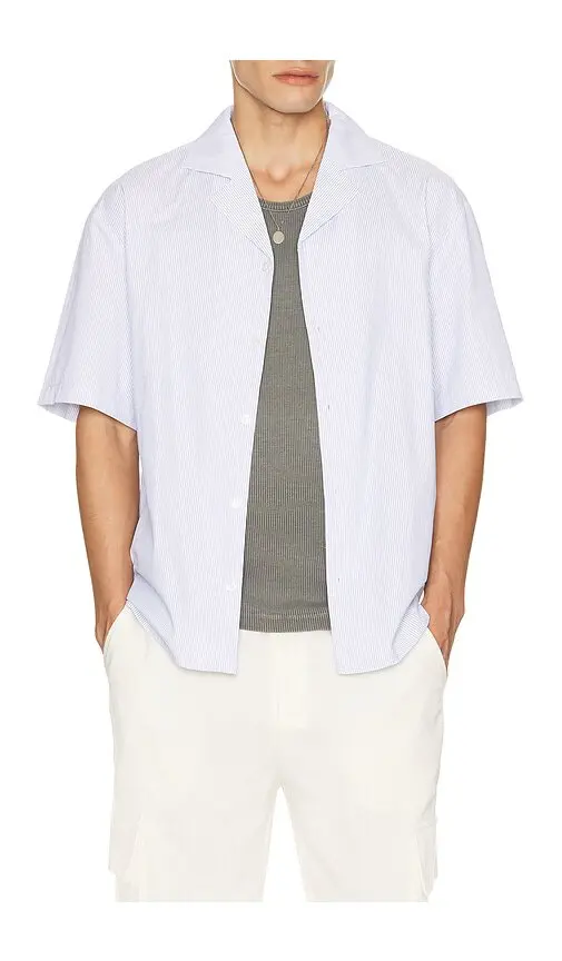 KROST Cotton Stripe Bowling Shirt In . Also