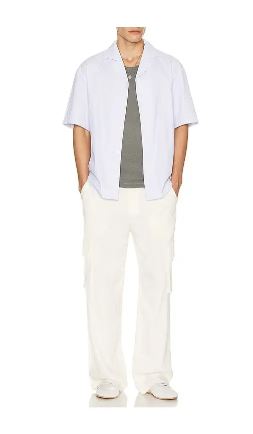 KROST Cotton Stripe Bowling Shirt In . Also