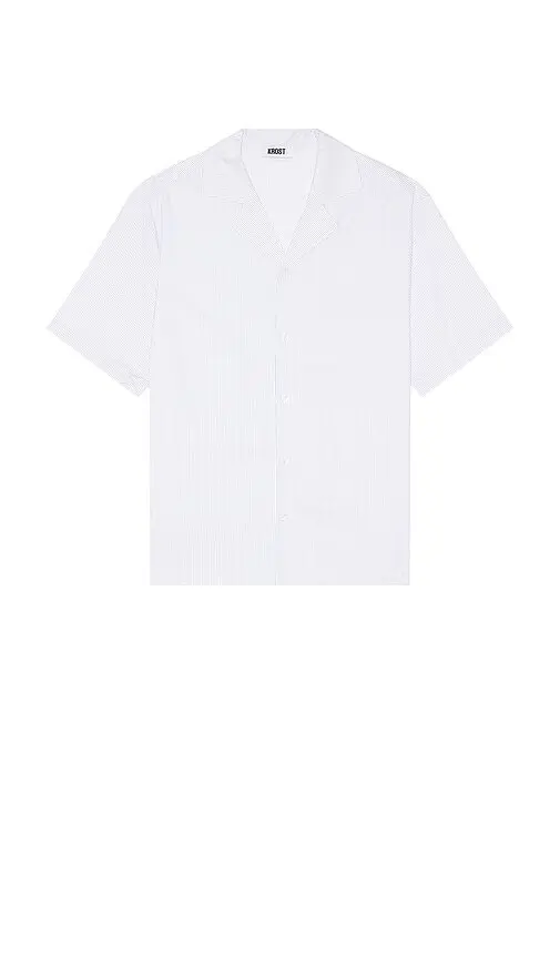KROST Cotton Stripe Bowling Shirt In . Also