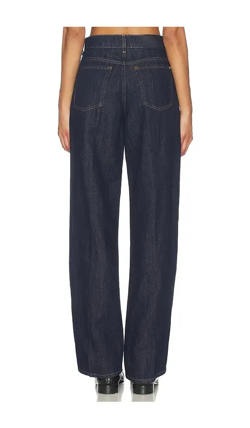 7 For All Mankind Stovepipe Straight Jeans In Denim