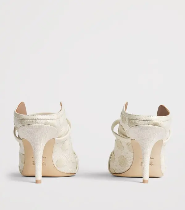 MALONE SOULIERS Maureen Heeled Mules - Beige