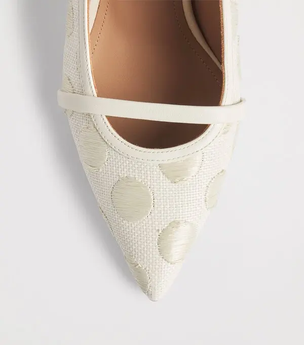MALONE SOULIERS Maureen Heeled Mules - Beige
