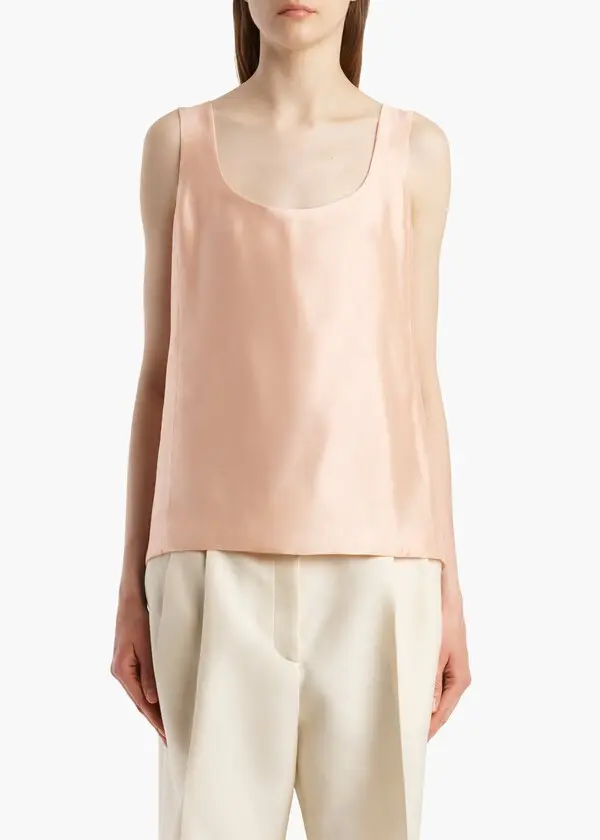 Khaite Parker Tank Top - Light Peach