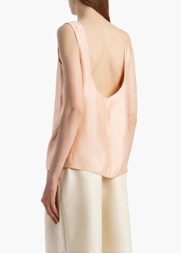 Khaite Parker Tank Top - Light Peach