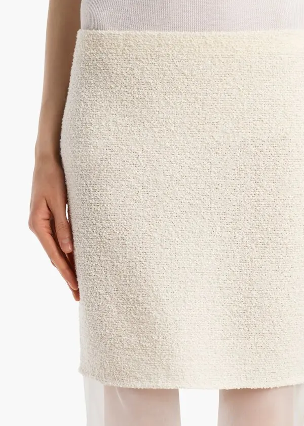 Khaite Sybil Skirt - Natural