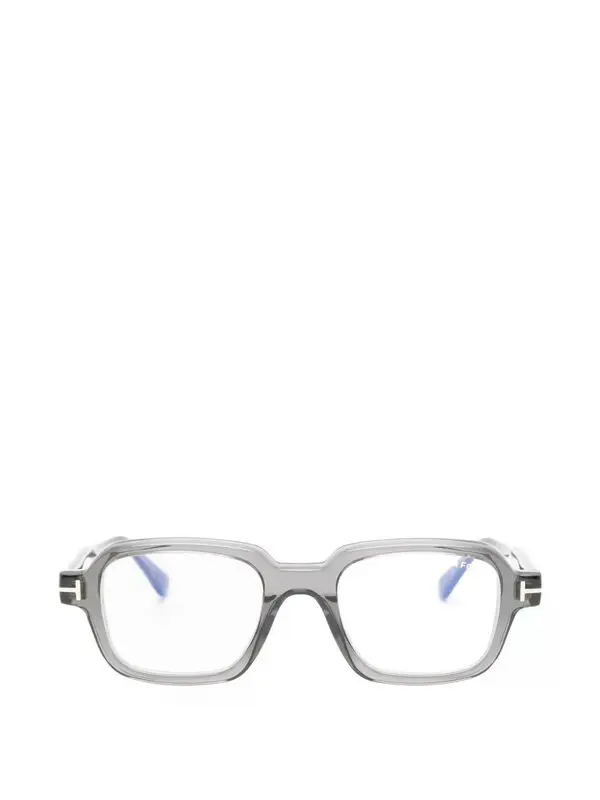 TOM FORD T-motif Square-frame Glasses - Grey