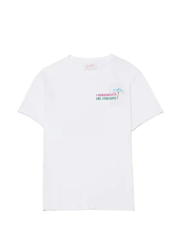 MC2 SAINT BARTH Embroidered T-shirt