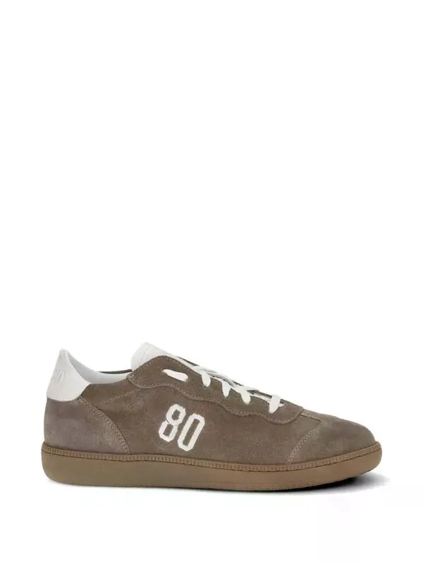 BE980 Logo-embroidered Suede Sneakers