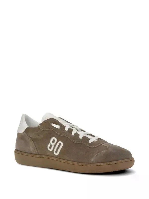 BE980 Logo-embroidered Suede Sneakers