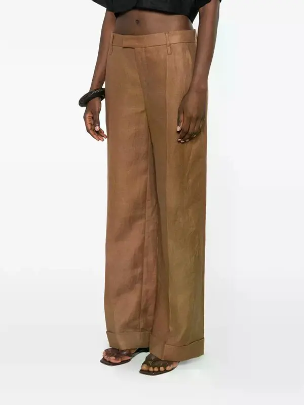Brunello Cucinelli Pleated Turn-up Trousers