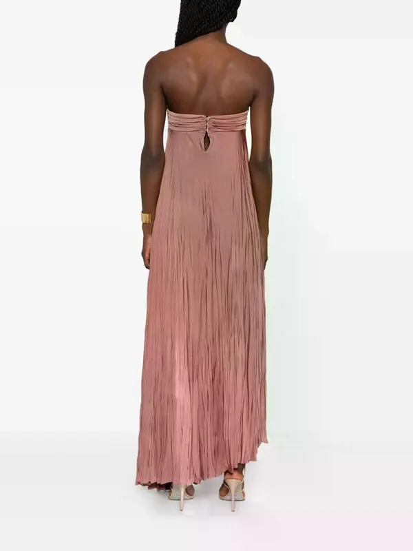 RAME Strapless Maxi Dress With Crinkled Finish