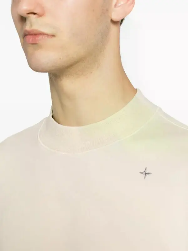 Stone Island Logo Embroidered Sweatshirt