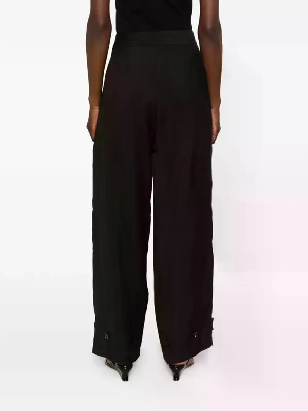 CARLA G. Paneled Wide-leg Trousers