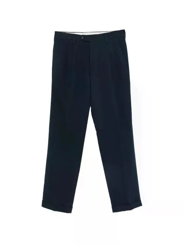 OFFICINA SARTORIALE Pleated Turn-up Trousers