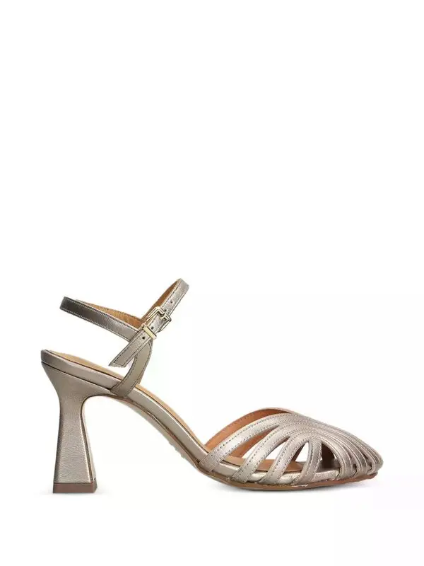 PEDRO MIRALLES Metallic Cage-style Sandals
