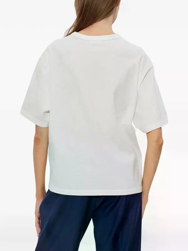 Kenzo Tulip Cotton T-shirt - Neutrals