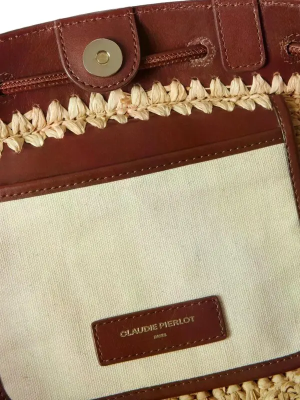 Claudie Pierlot Raffia Tote Bag